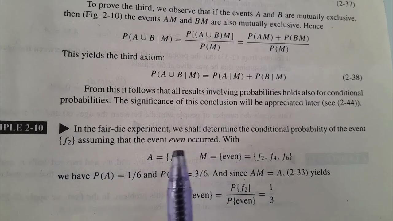 Probability and Random Variables ( Conditional Probability ) - YouTube
