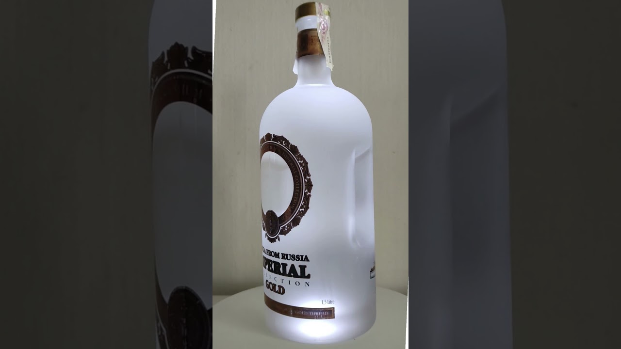 Magnum Vodka Imperial Collection Gold -vodka russe - YouTube