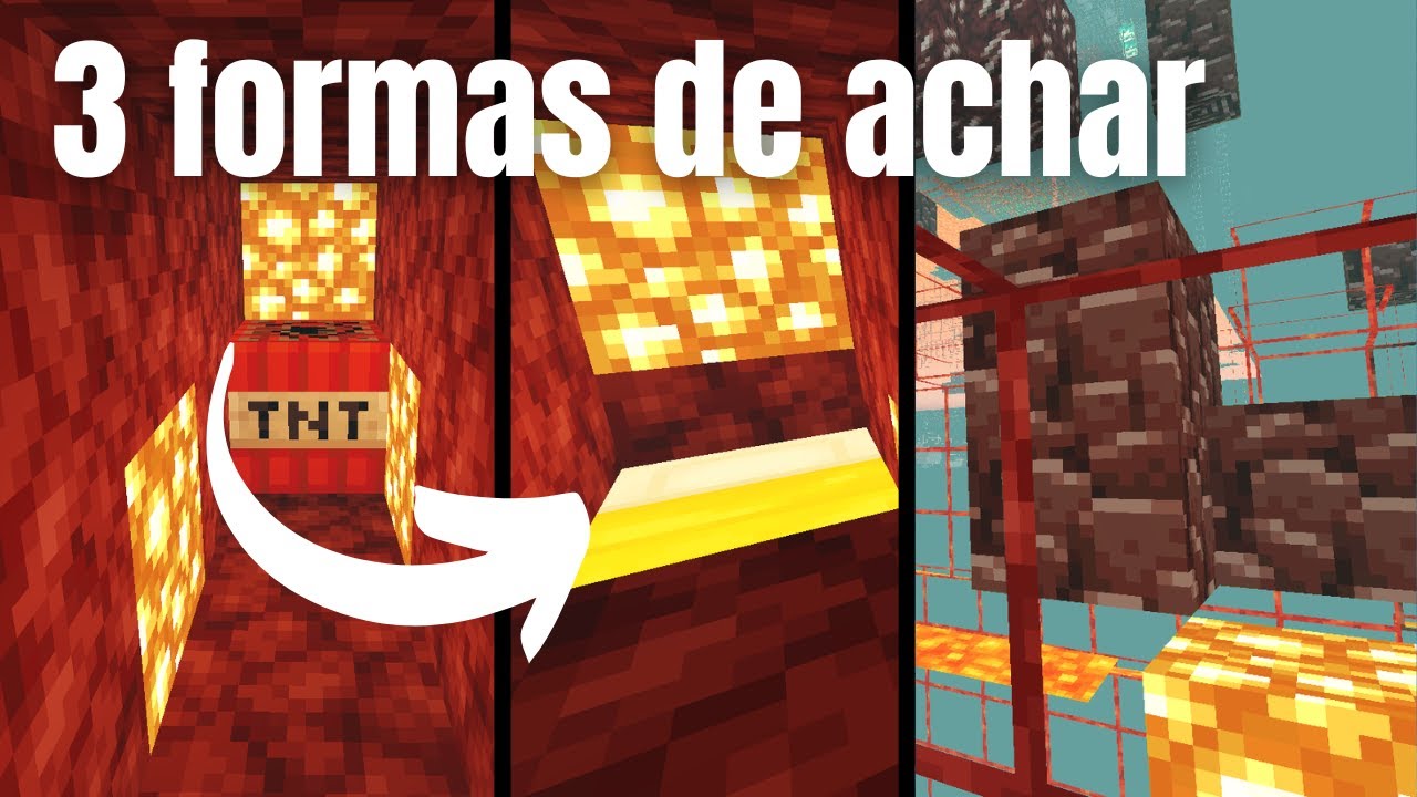 3 FORMAS DE ACHAR NETHERITE NO MINECRAFT 1.19.2, 1.19.3 e 1.20 TUTORIAL ...