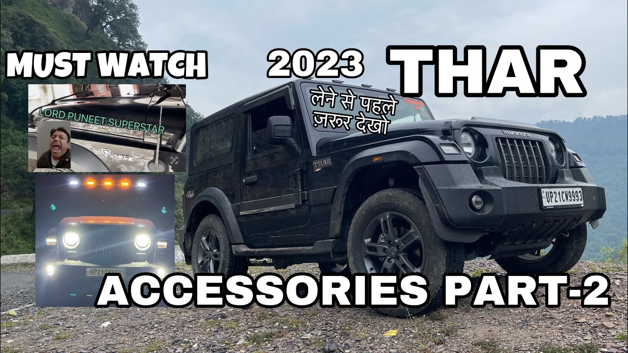 2023 Mahindra THAR Accessories Part 2 Superb Quality Cheap Price # ...