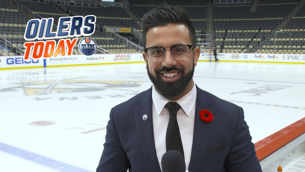 OILERS TODAY | Post-Game at PIT - YouTube