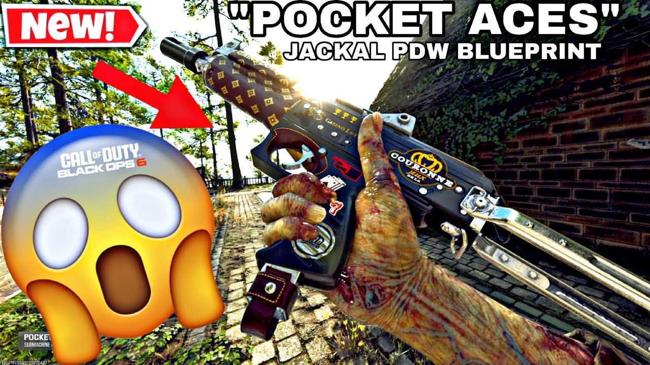 NEW!! "POCKET ACES" BLUEPRINT FOR THE JACKAL PDW IN BLACK OPS 6 MULTIPLAYER - YouTube
