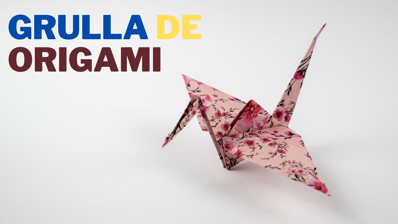 Como hacer una Grulla de Origami - Easy Tutorial [2022] - YouTube