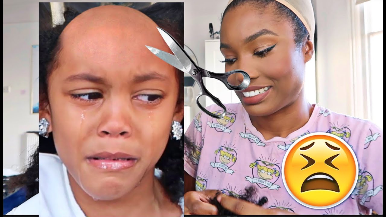 I Cut My Daughters Hair Off Lol Cheeky Prank Youtube