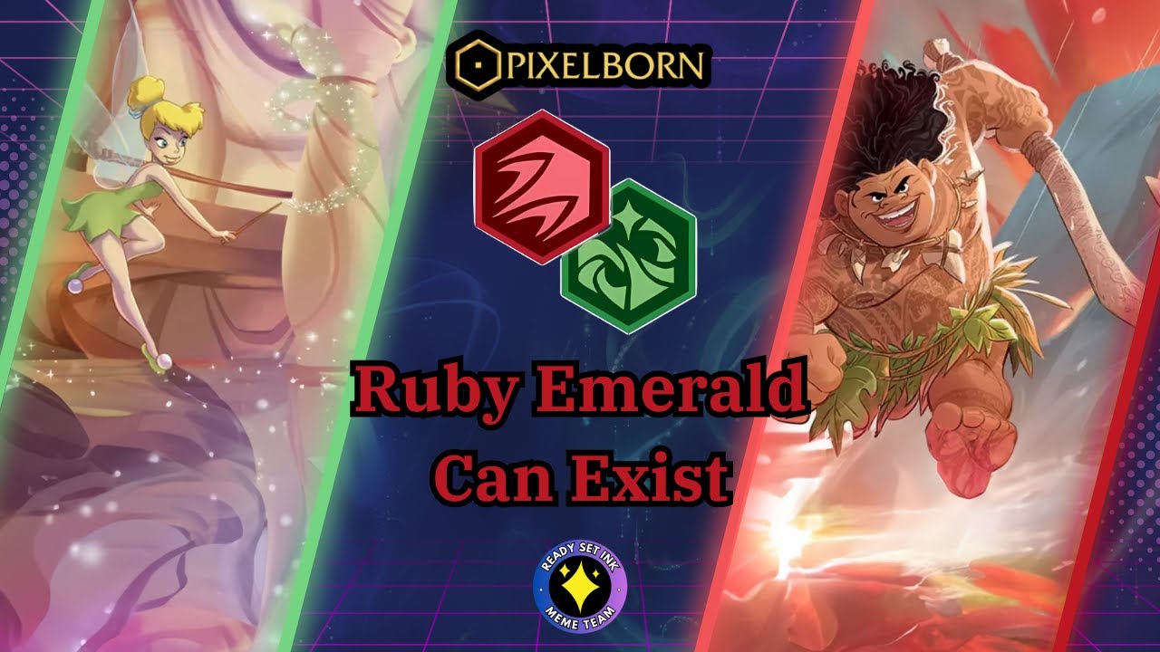 Day 420 of playing Ruby Emerald in Disney Lorcana - YouTube
