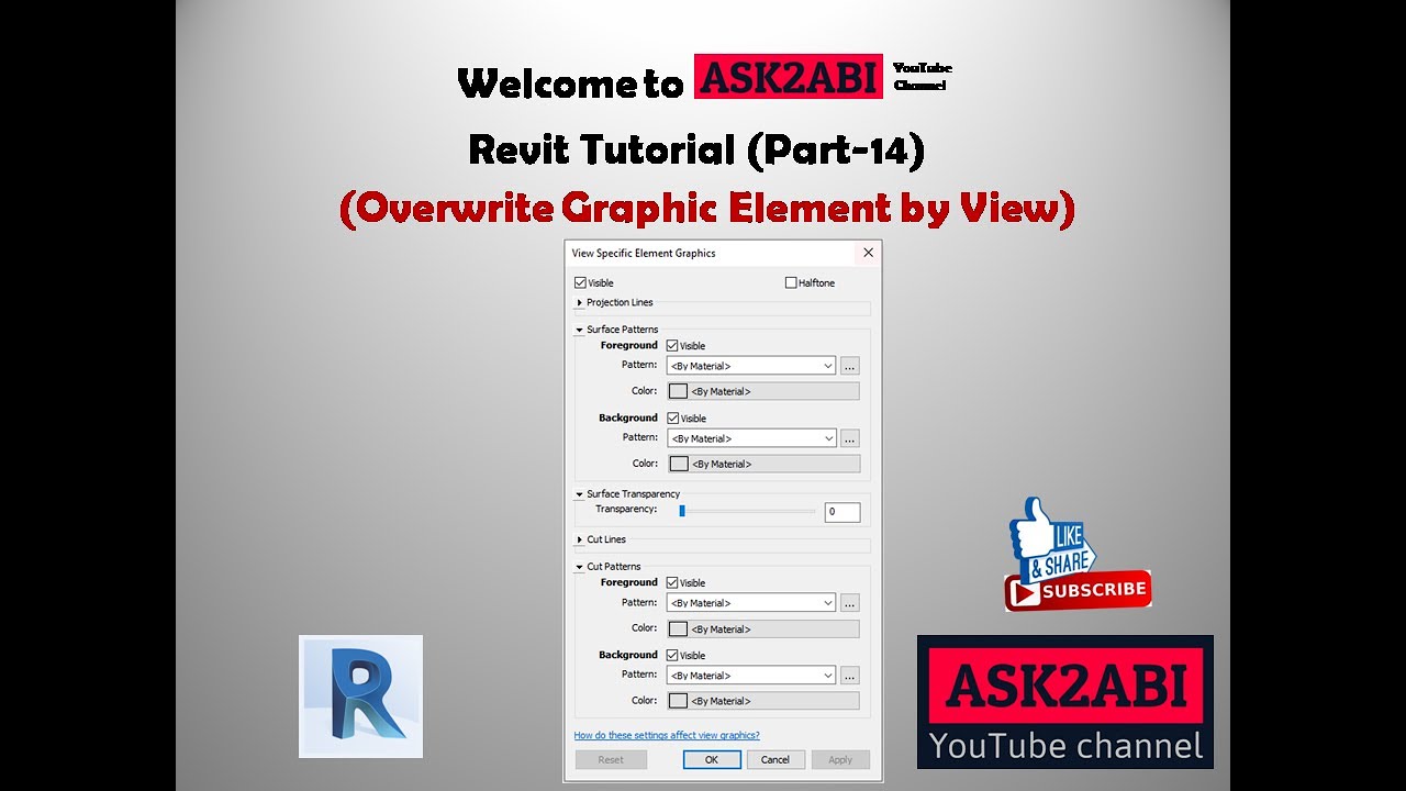 14. How to Overwrite Graphics in Revit Views | Revit Tutorial Tamil ...