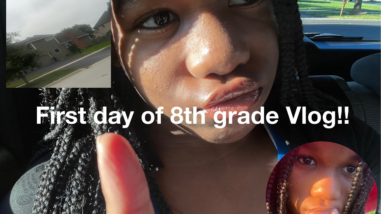 GRWM for the first day of school!! | very first video || school vlog ...