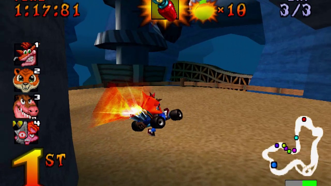 Crash Team Racing: jogando no super hard mode na segunda copa - YouTube