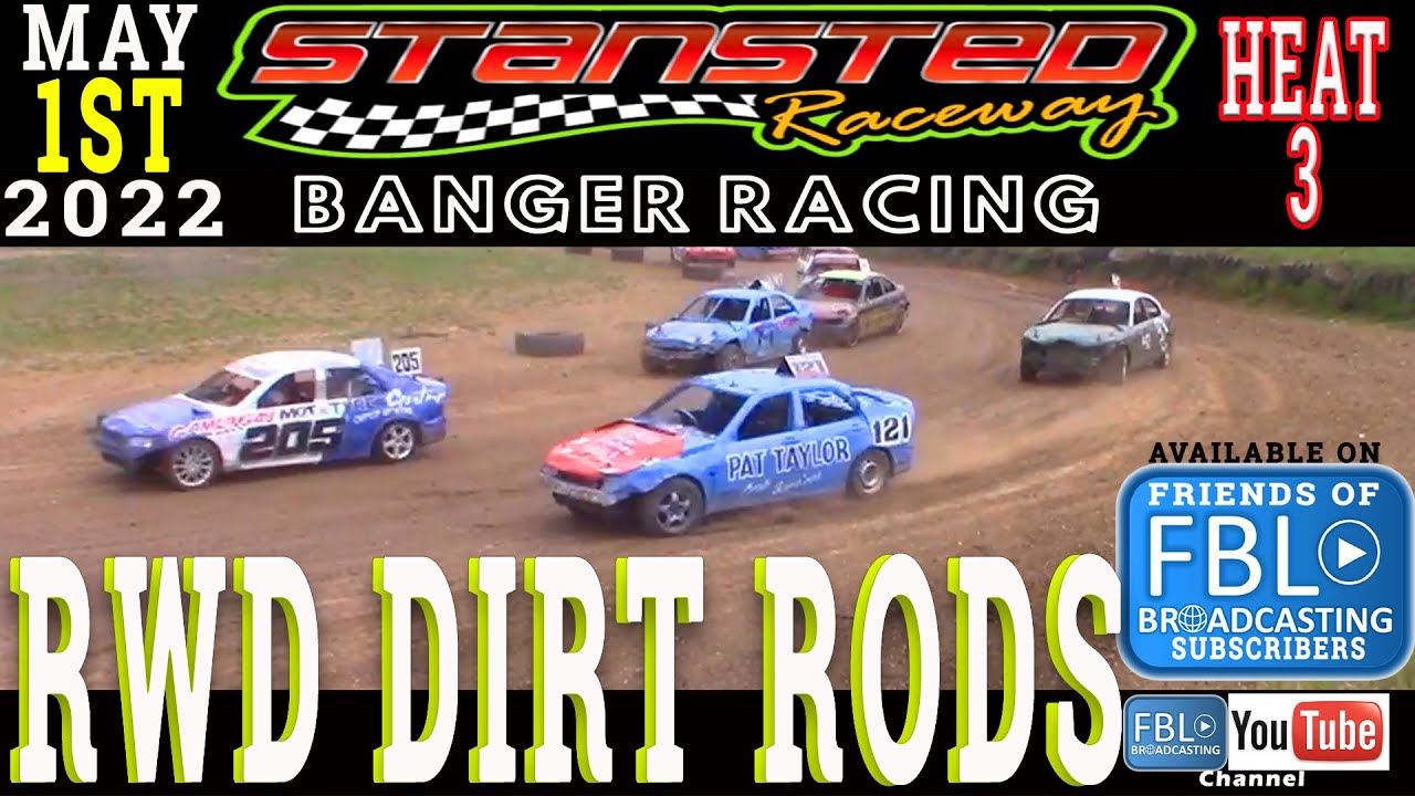 Stansted Raceway Banger Racing RWD Dirt Rods Heat 3 on 1st May 2022 for ...