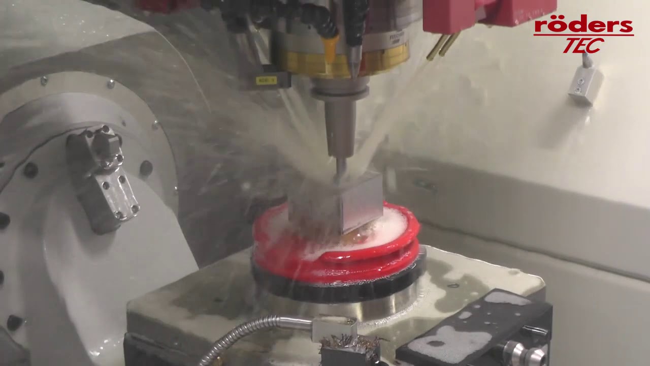 Röders RXP 601 DSH CNC 5 Eksen İşleme Merkezi / Jig Taşlama - YouTube