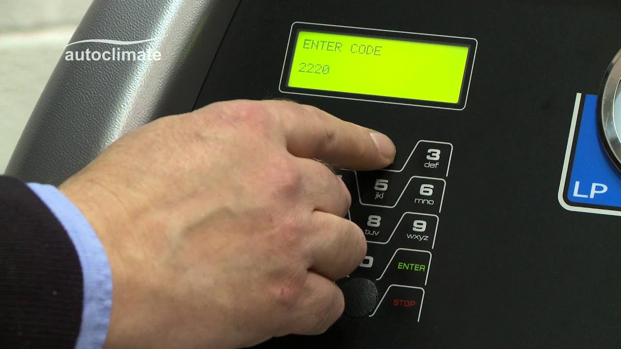 Robinair AC690 Pro - Activating Oil Scales - YouTube