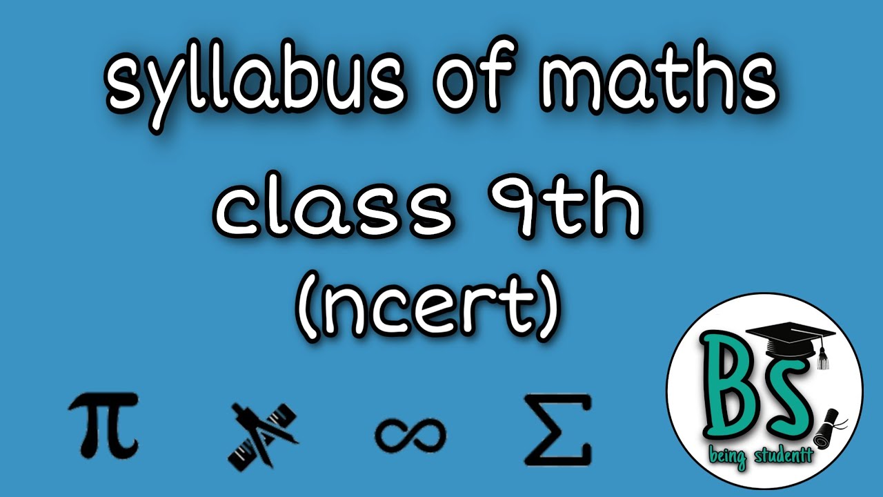 Syllabus Of Maths Class 9th ncert YouTube Syllabus Of Maths Class 9th ncert YouTube