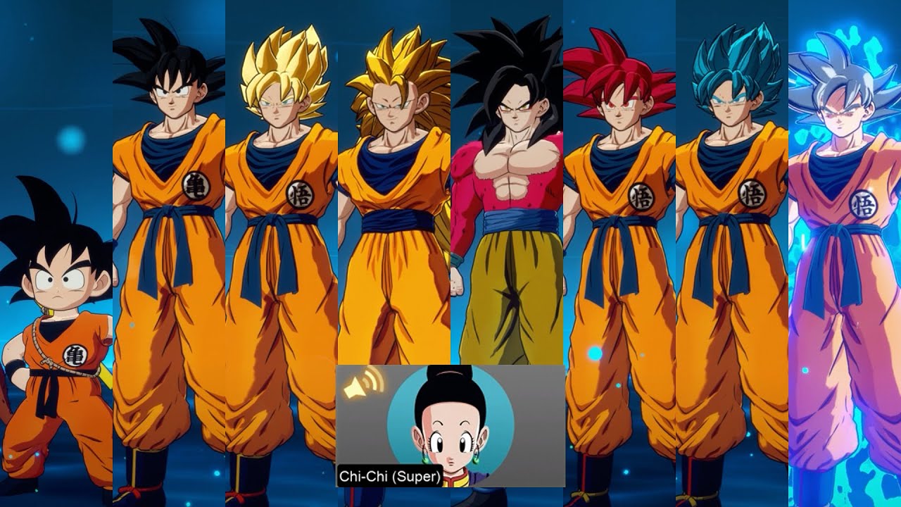 Dragon Ball Sparking Zero - Chi-Chi Comments On Every Goku - YouTube