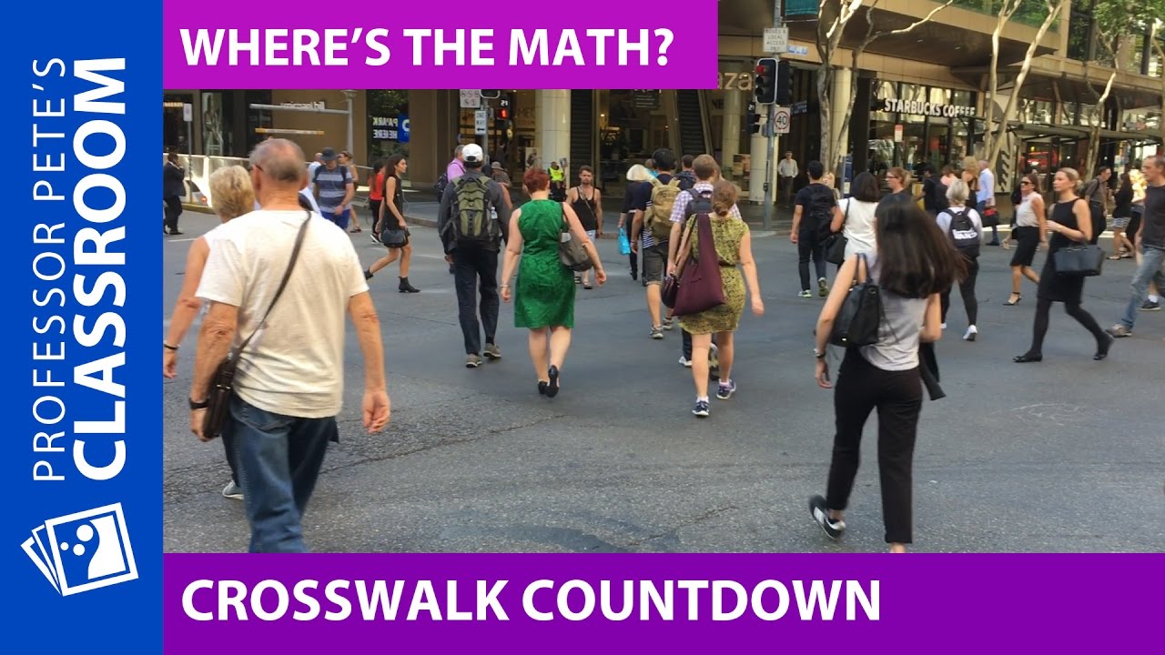Where's the Math #41 for Grades 2-5 Crosswalk Countdown - YouTube