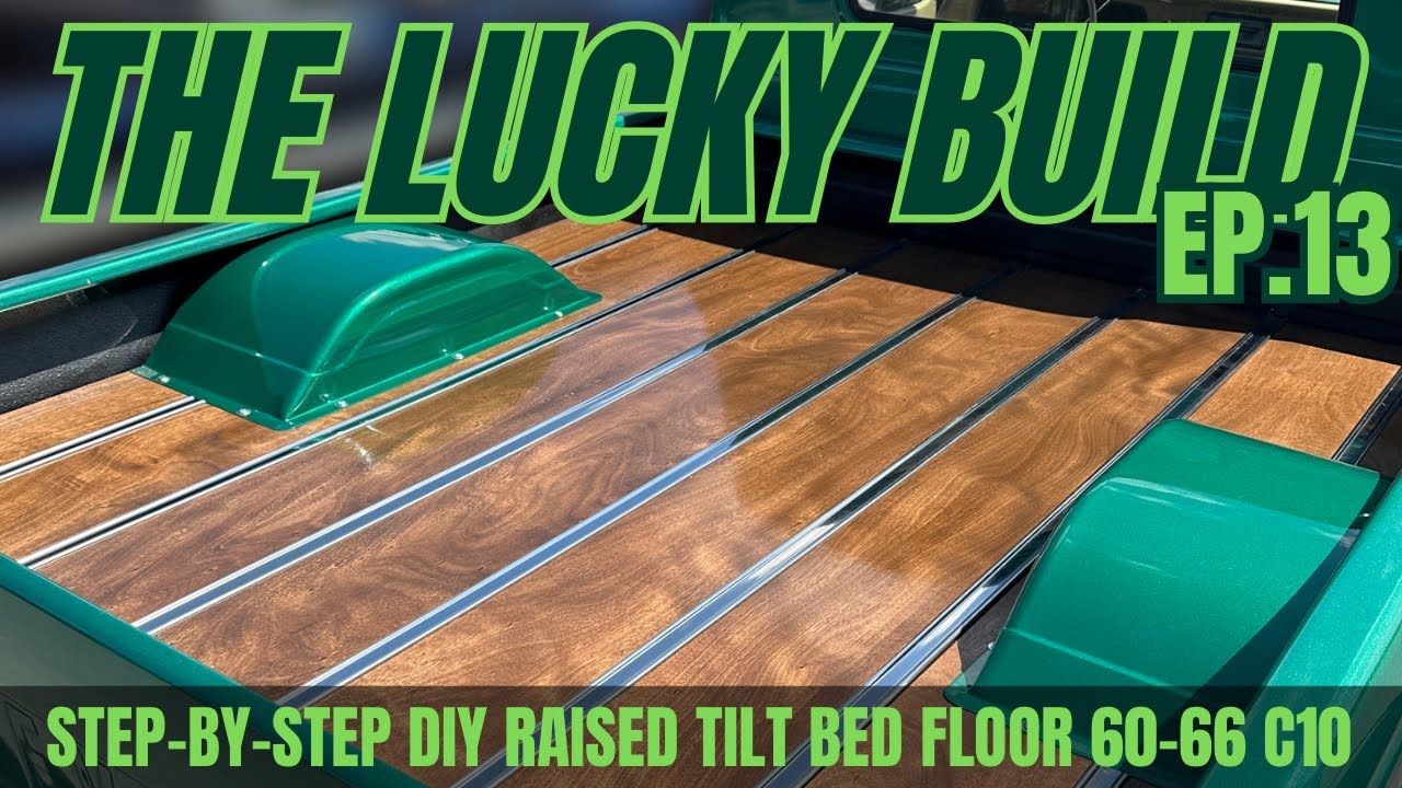 LUCKY EP.13 | DIY RAISED TILT BED FLOOR | Step-by-step guide to ...