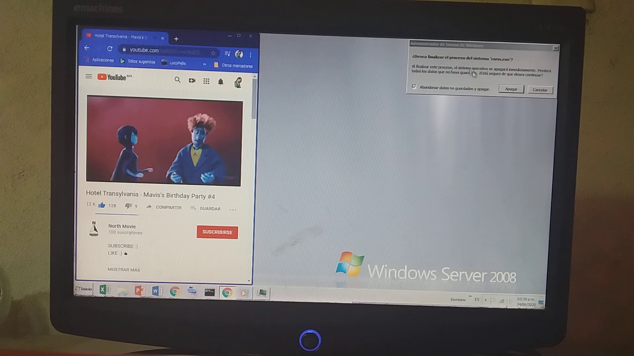 Windows Server 2008 This Is All Your Fault Has BSOD - YouTube