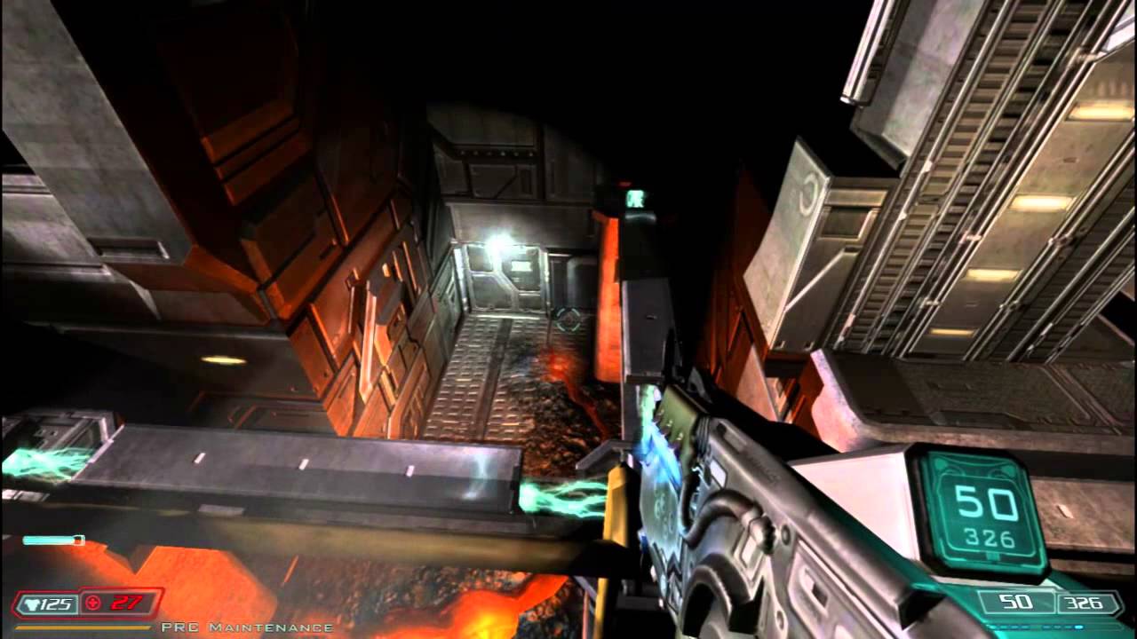 Doom 3 BFG [E14] - Monorail Lift - YouTube