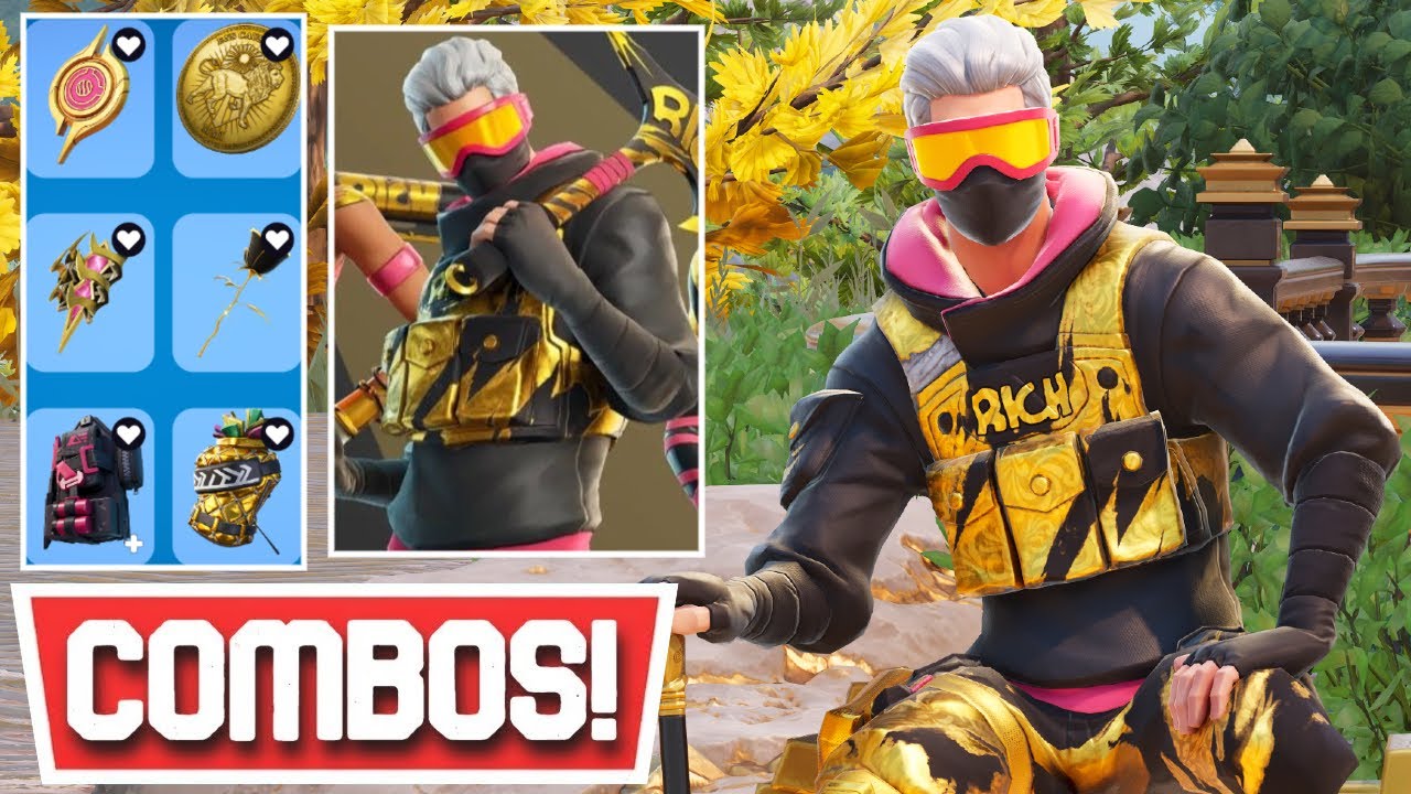 *NEW* BEST GILDED VERGE SKIN COMBOS [GOLDEN TACTICAL PACK]! | Fortnite ...