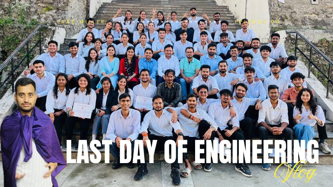 My Last Day of Engineering 👨‍🎓| Emotional Goodbye| GBPIET Pauri Garhwal ...