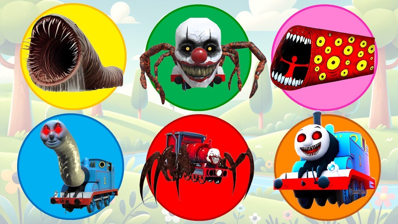 MONSTER VS Erosion Worm vs Clown Eater vs Train Eater vs Thomas vs Choo ...