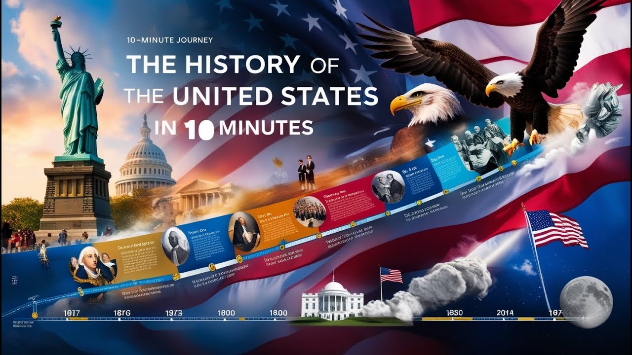 The 10 Minute US History Crash Course That Will Blow Your Mind - YouTube