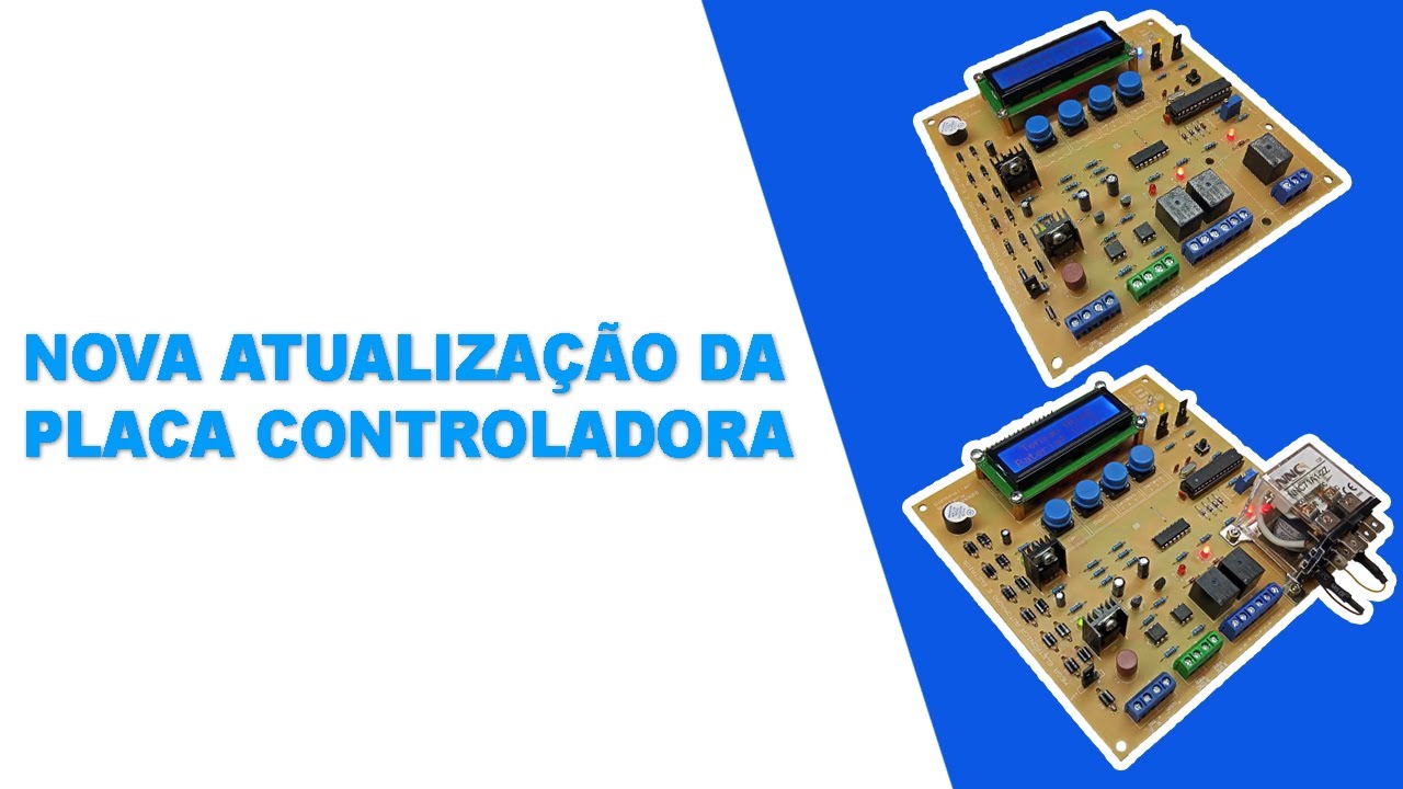 Nova placa controladora e suas versões - YouTube