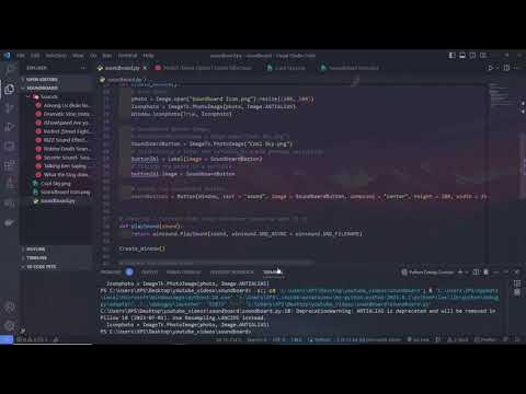 ASMR Programming - Coding a Soundboard In Python and Turning it into a .exe - No Talking - YouTube