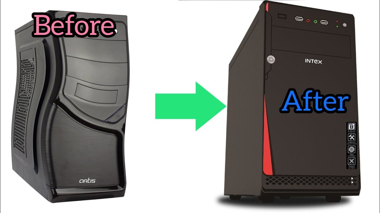PC #desktop cpu damage cabinet replacement… - YouTube