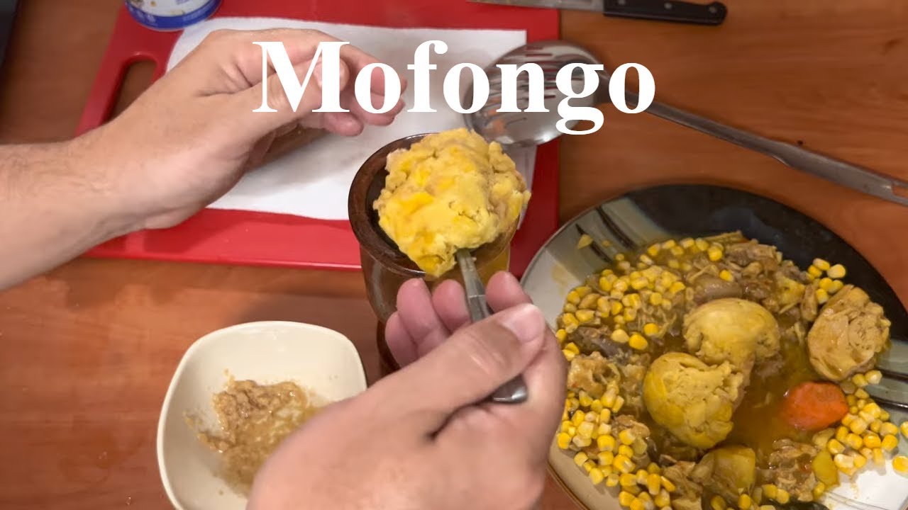 Mofongo para el Caldito del Fricase de Pollo #mofongo #davidlaboy77 # ...