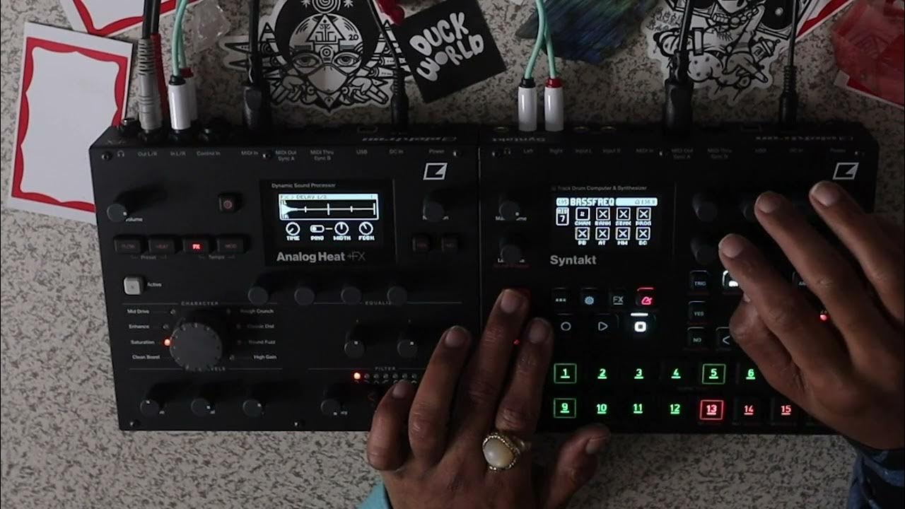 Analog Heat +FX Midi CC Syntakt Sequencing Tutorial - YouTube