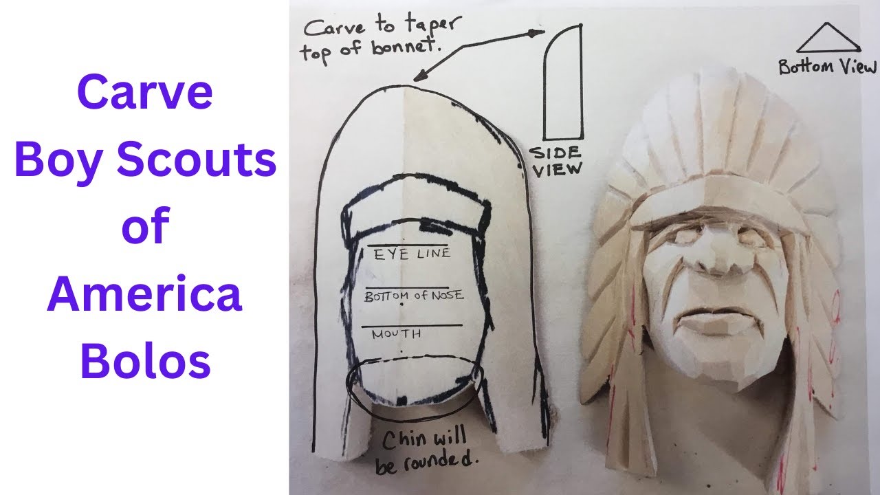 Woodcarving SIMPLE Bolos for BSA using STAMPS with Chris Gardea - YouTube