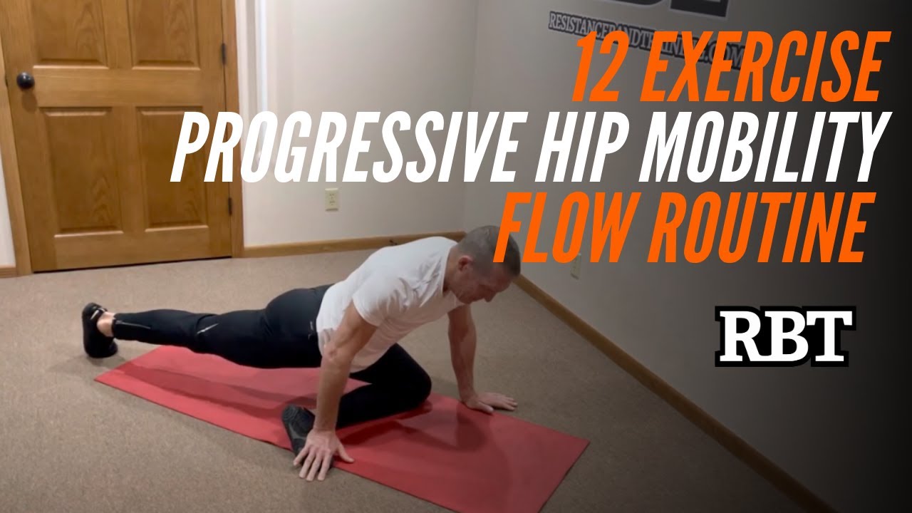 12 Exercise Progressive Hip Mobility Flow Routine - YouTube