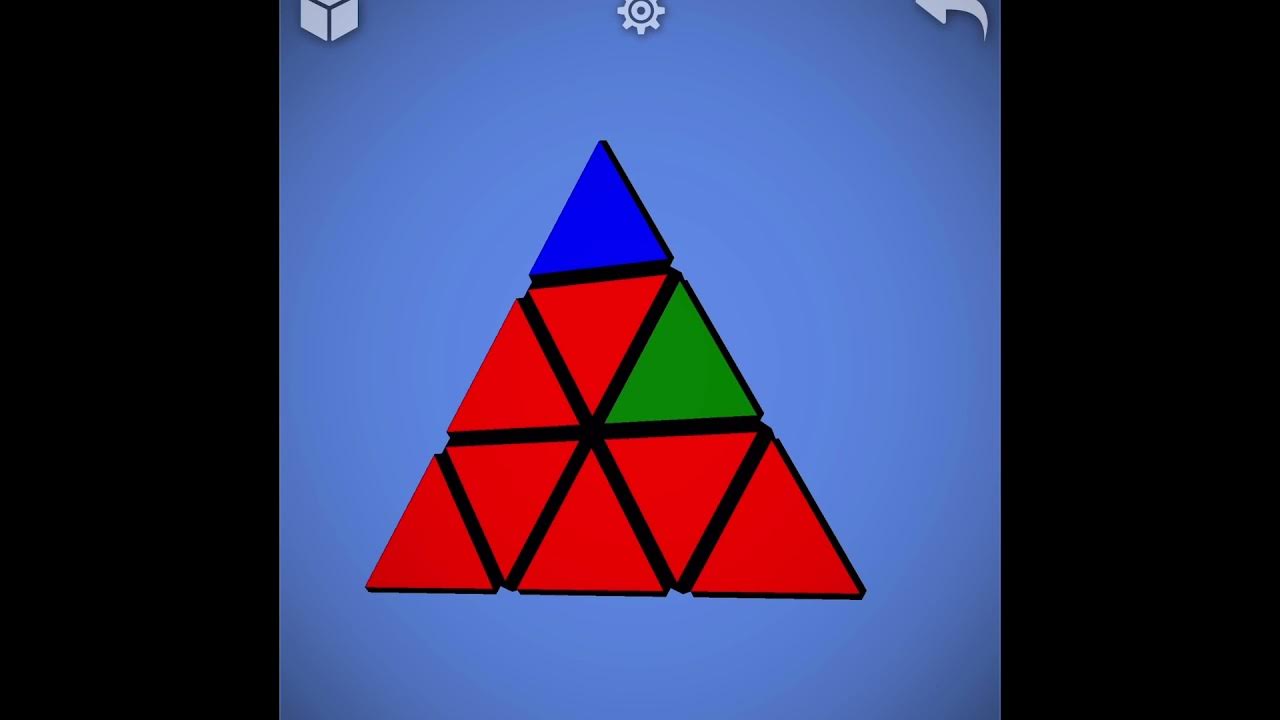 How to solve a pyraminx using beginners method - YouTube