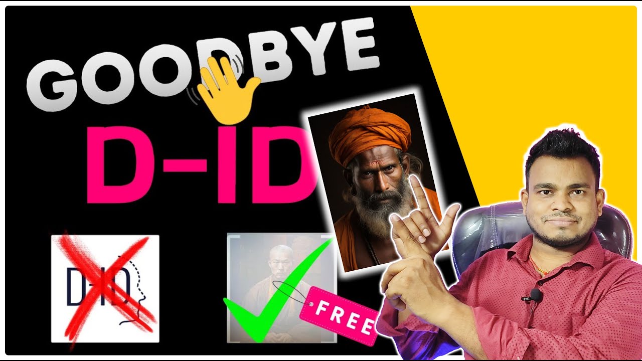 🛑Stop Using D-id, Did Alternative Website 100% Free | How To Make Ai ...