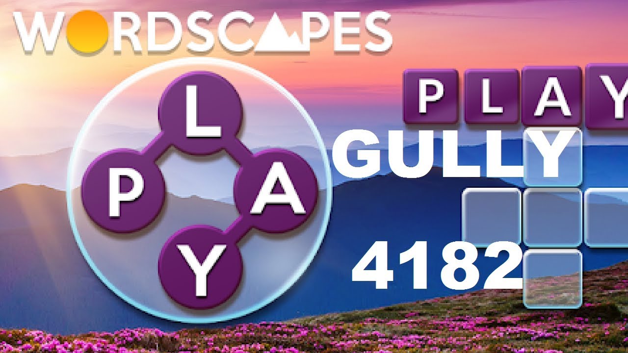 Wordscapes Level 4182 - YouTube