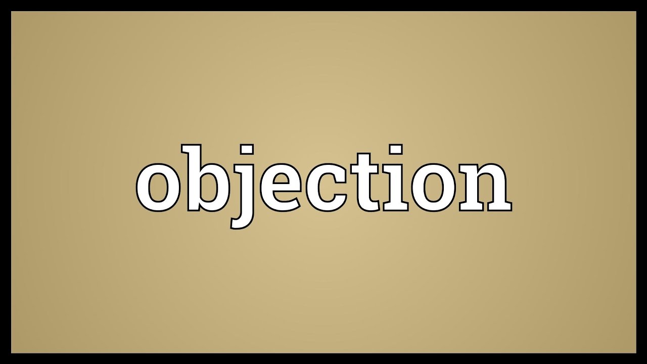 Objection Meaning YouTube