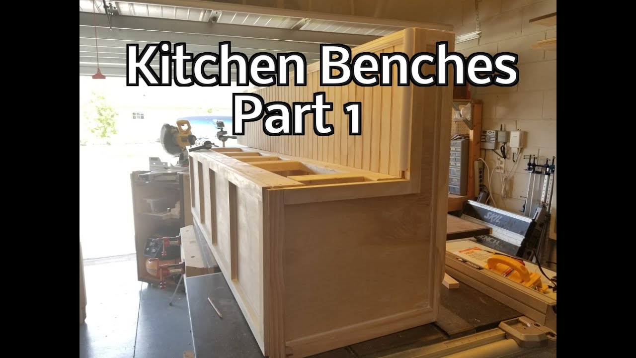 Kitchen Benches Part 1 - YouTube