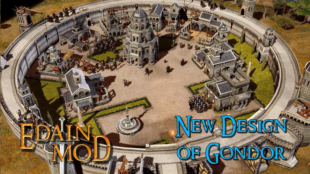 The New Design of Gondor I Edain Mod 4.7 - Showcase - BfME II RotWK # ...