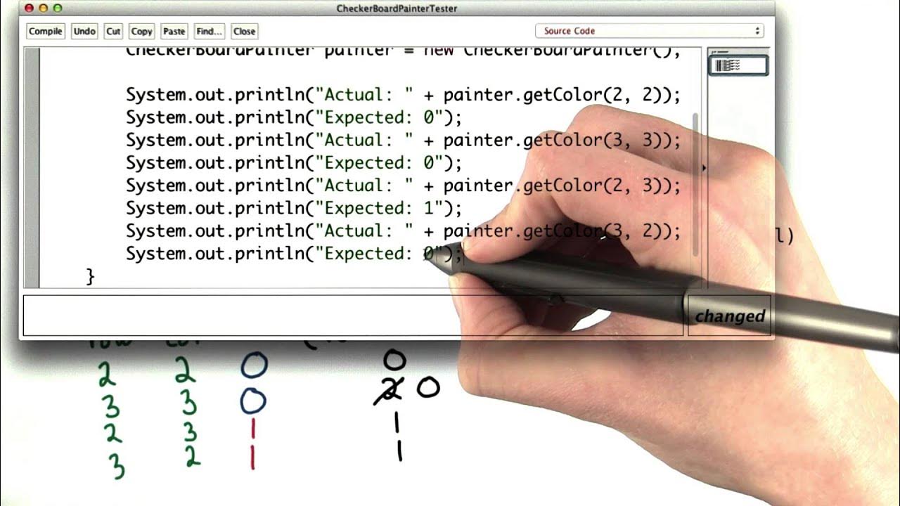 Checkerboard - Intro to Java Programming - YouTube