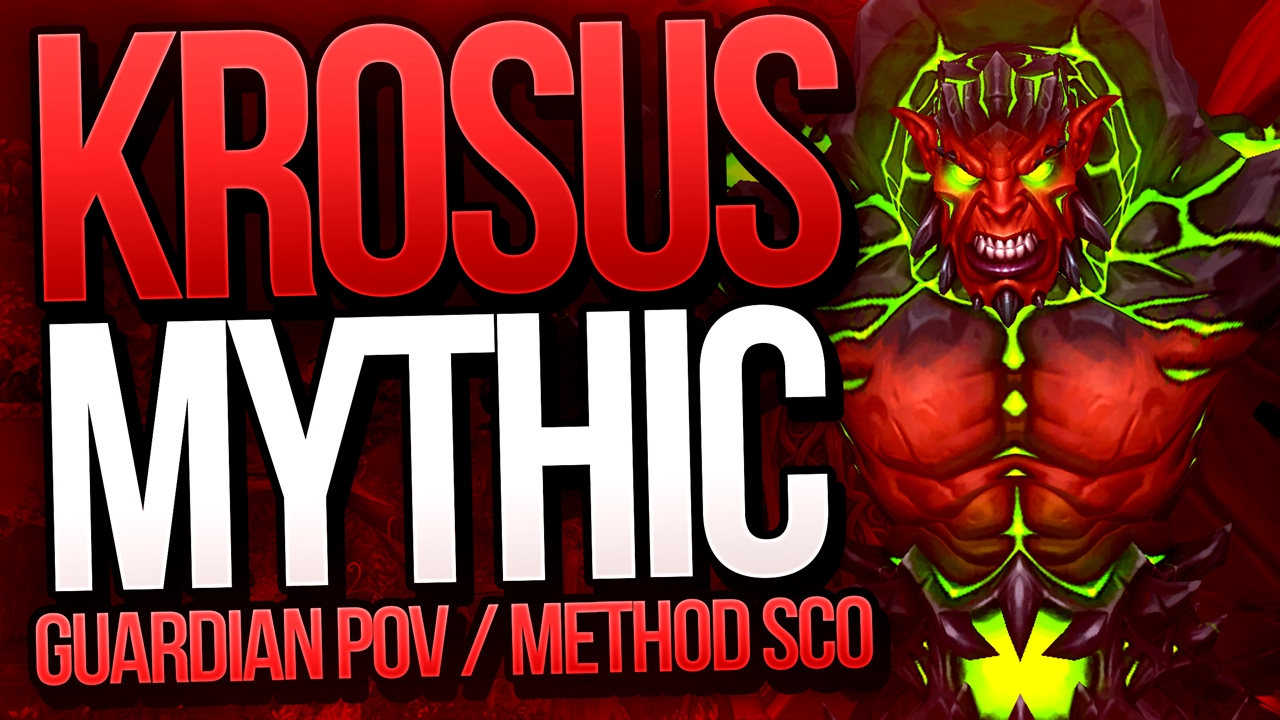 MYTHIC NH Krosus - Guardian Druid Tank - Method Sco - YouTube