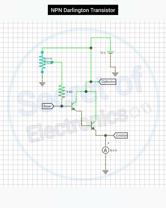 How NPN Darlington Transistor Works in Electronics Circuit - YouTube