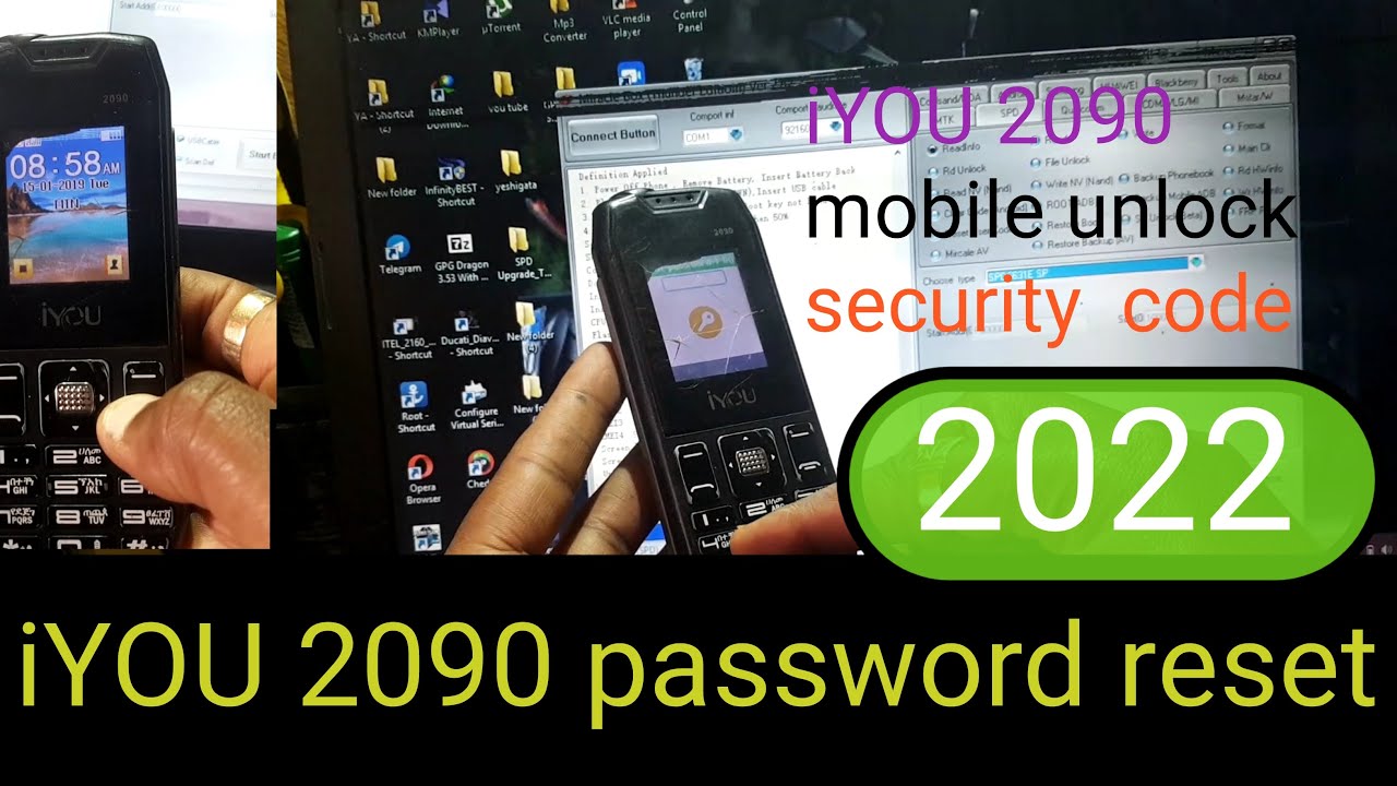 IYou 2090 Mobile password reset unlock code 2022 - YouTube