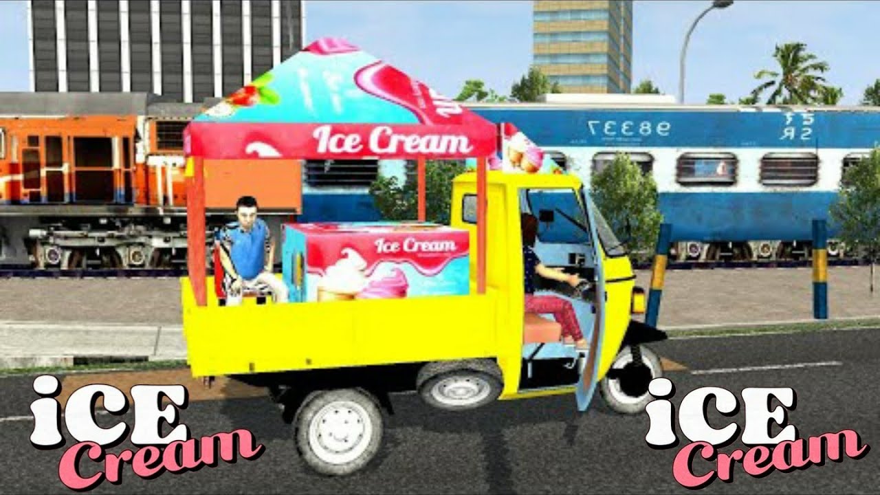 piaggio ape ice cream truck mod for bussid | bus simulator indonesia ...