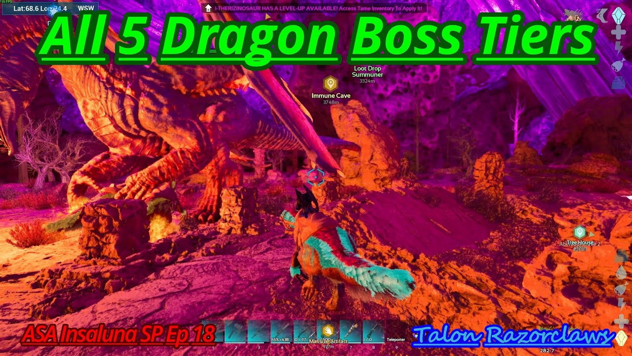 ASA Insaluna SP Ep 18: All 5 Dragon Boss Tiers - YouTube