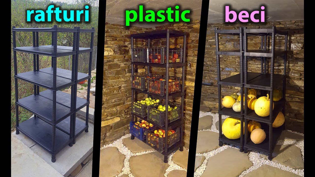 Montare Rafturi in Beci (subsol) - YouTube