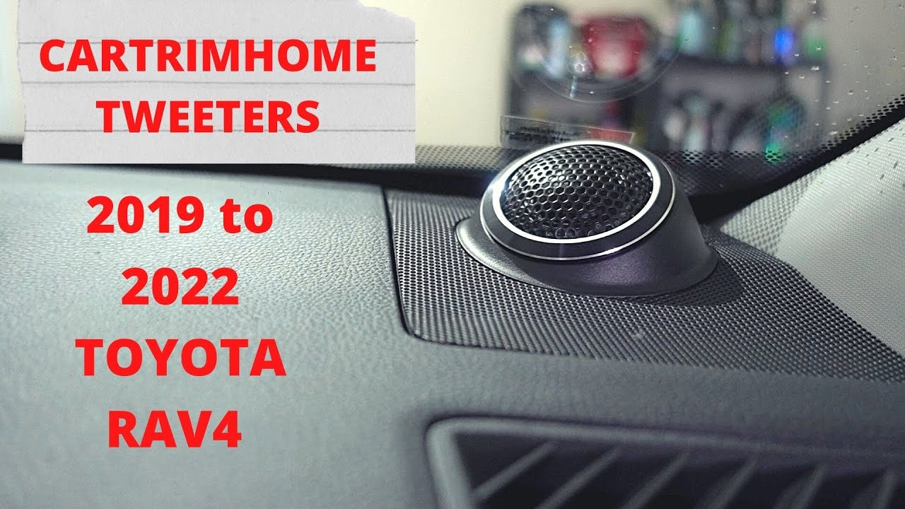 Cartrimhome Dashboard Side Speaker Tweeters for any 2019 to 2022 RAV4 ...