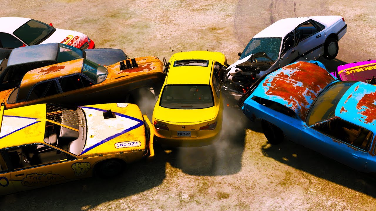 The ULTIMATE Demolition Derby Mod Just Got Better! - BeamNG Banger ...