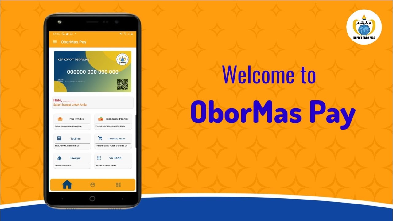 Cara Registrasi Obor Mas Pay 💢 Aplikasi Mobile KSP Kopdit Obor Mas ...