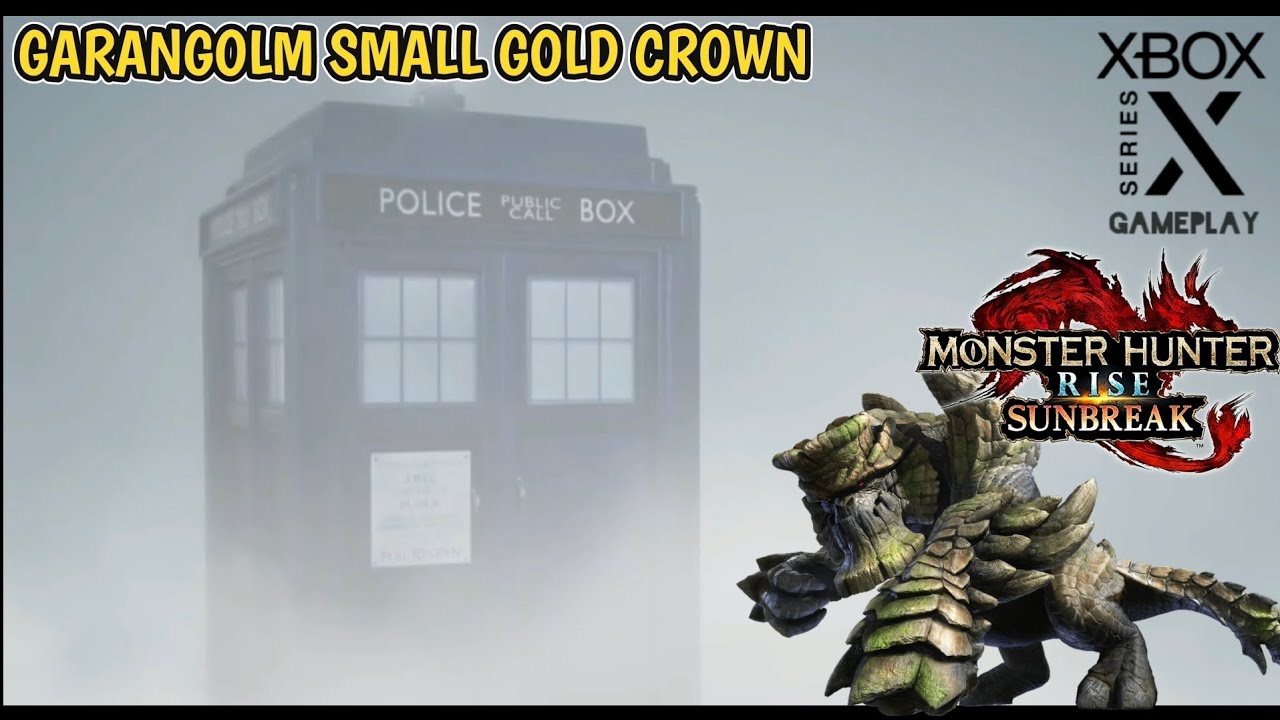 Monster Hunter Rise Sunbreak - Garangolm Small Gold Crown - YouTube