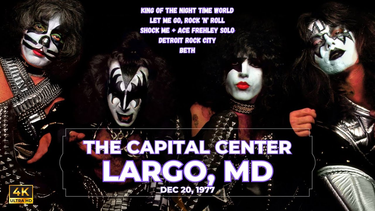 KISS LIVE THE CAPITAL CENTRE, LARGO, MD DEC. 20, 1977 - SHORTENED ...